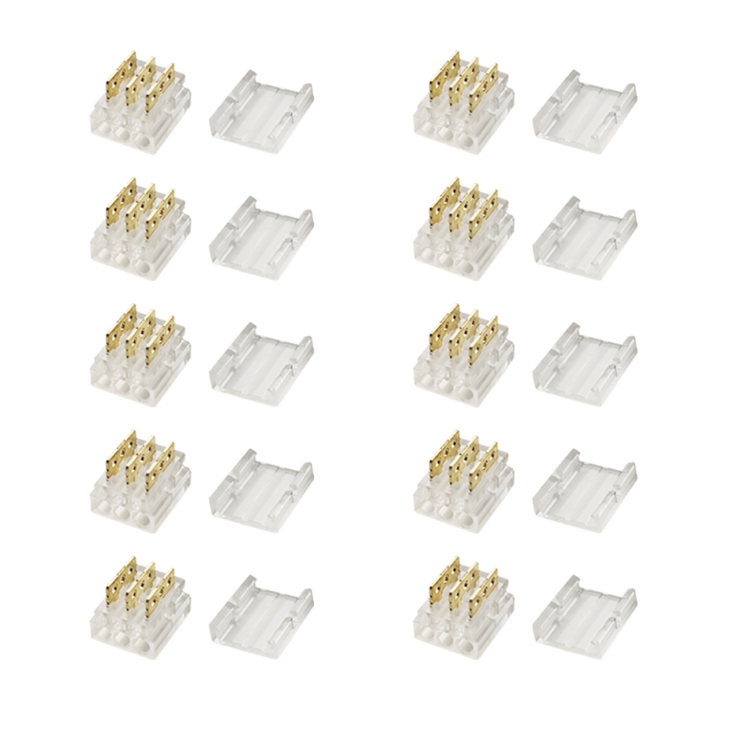 Low Voltage Wire Connectors 3 Pin, Quick Splice Joints 22-20 awg